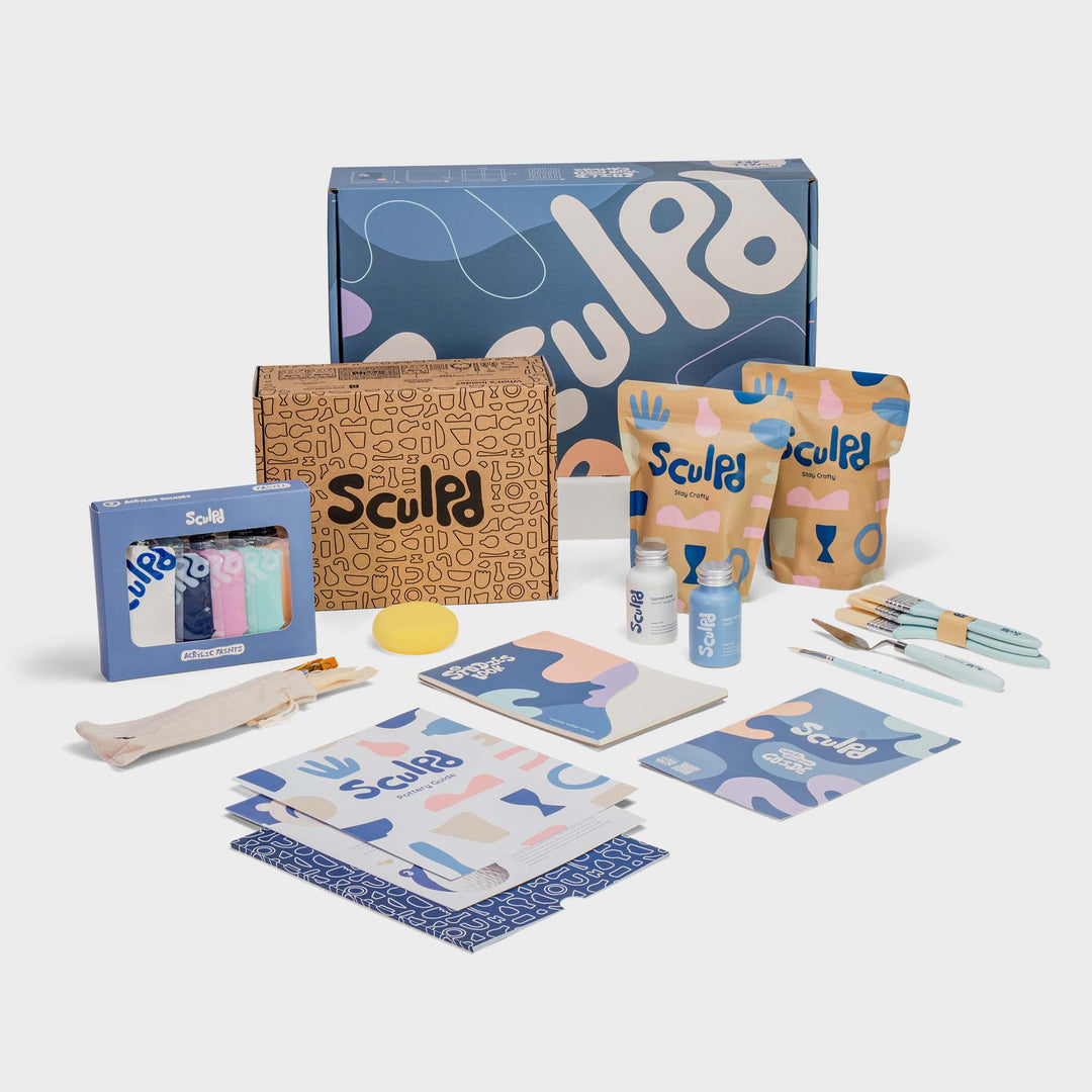 Pottery & Canvas Painting Bundle - Two Crafts, One Bundle – Sculpd