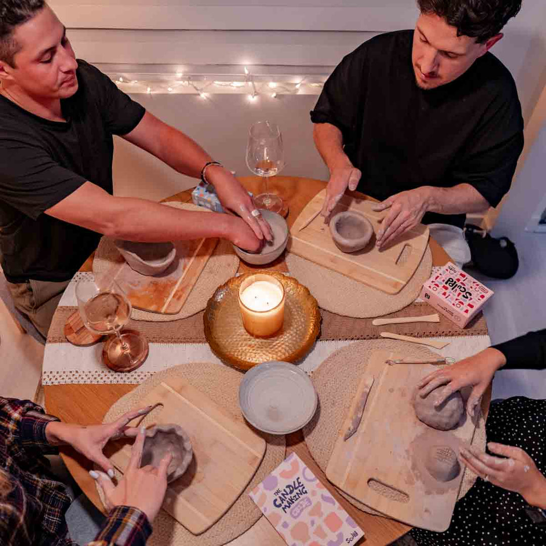 Double Date Night Bundle - Pottery & Candle Making for Two Couples – Sculpd