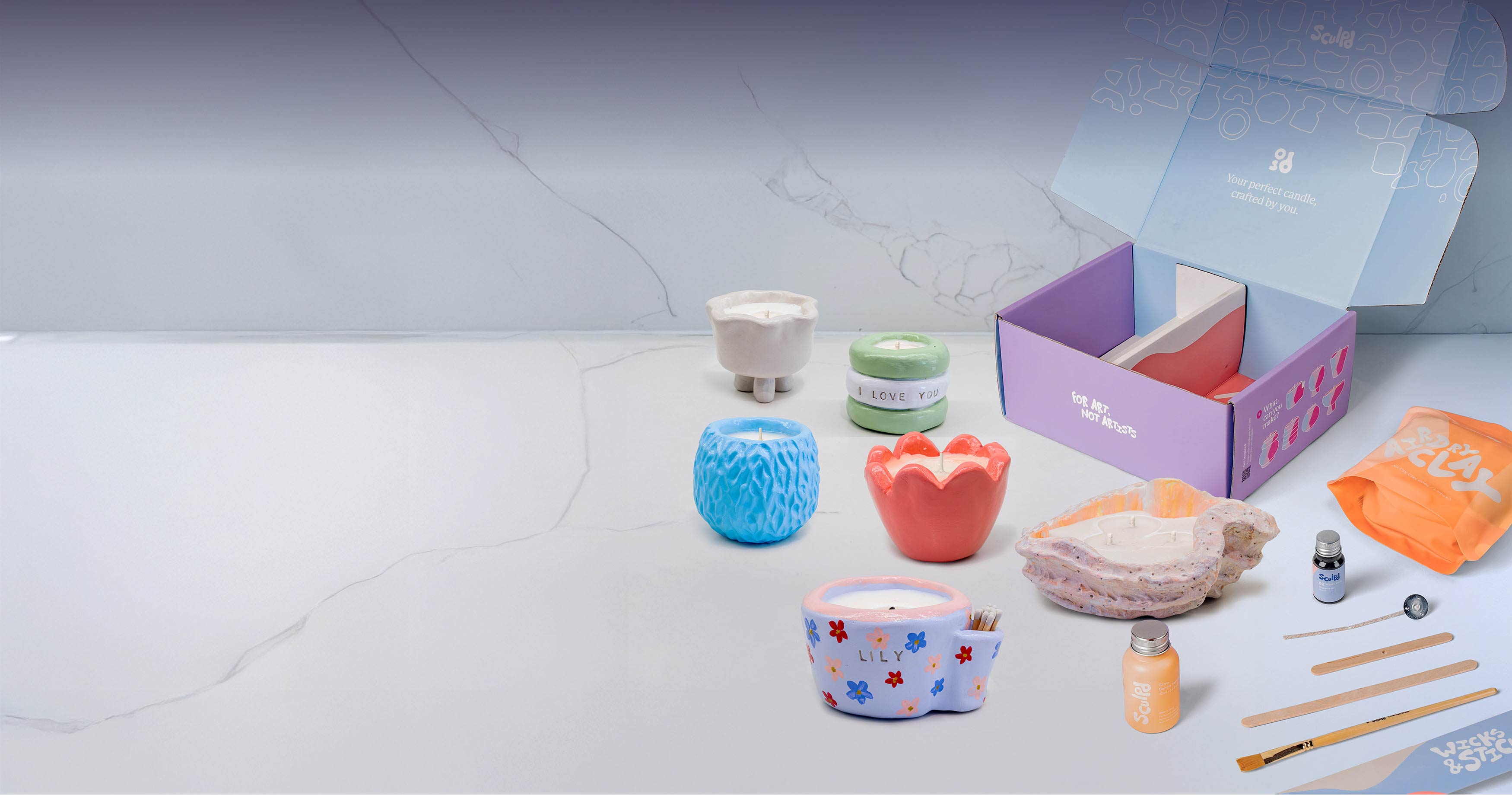 Sculpd | Craft Reinvented | Pottery and Craft Kits