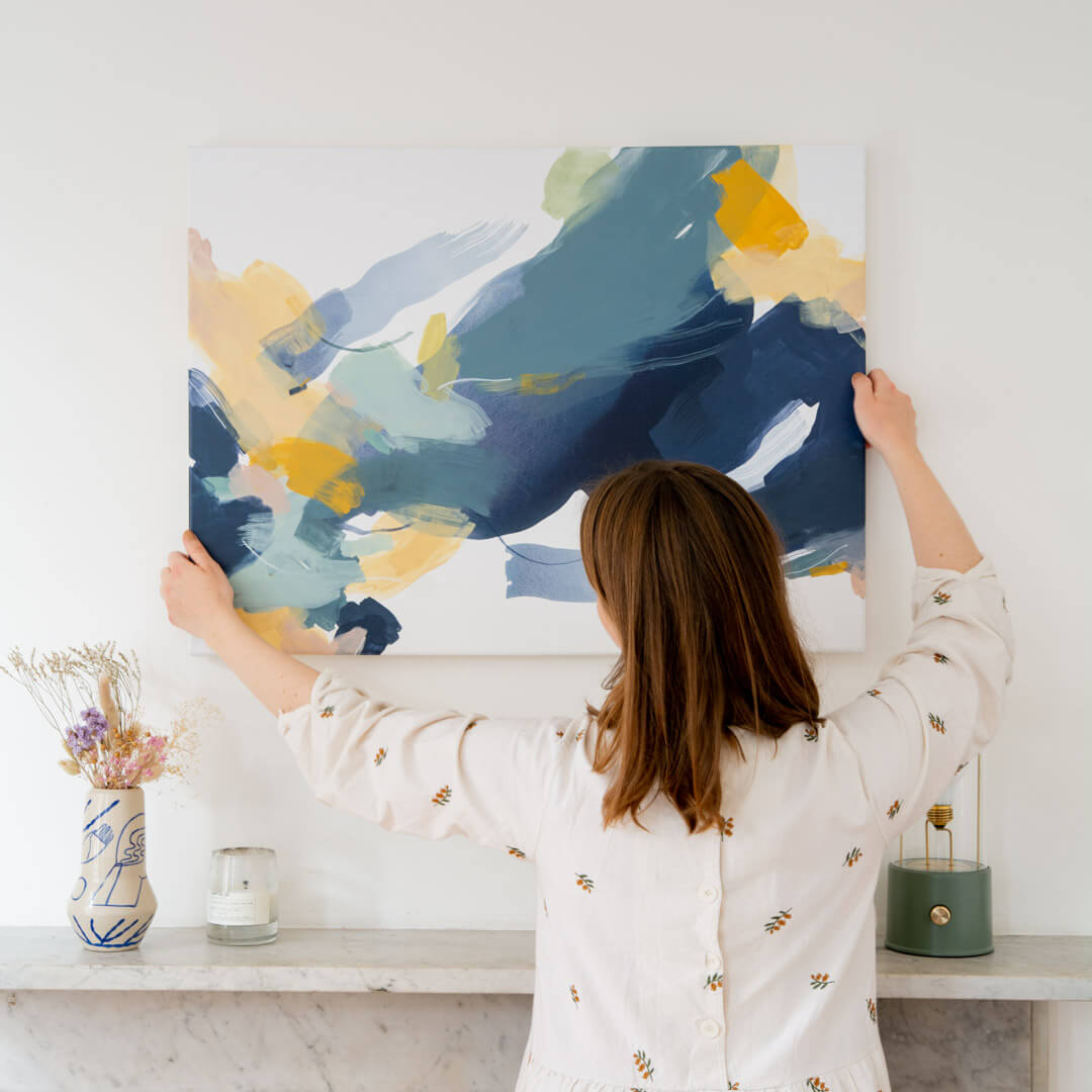Sculpd Abstract Canvas Painting Kit | Learn to Paint Expressively