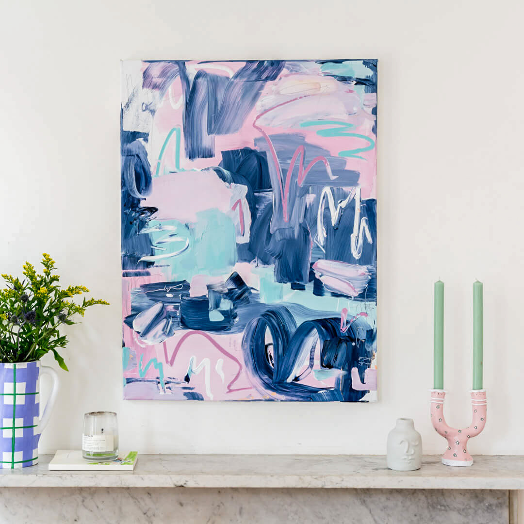 Sculpd Abstract Canvas Painting Kit | Learn to Paint Expressively